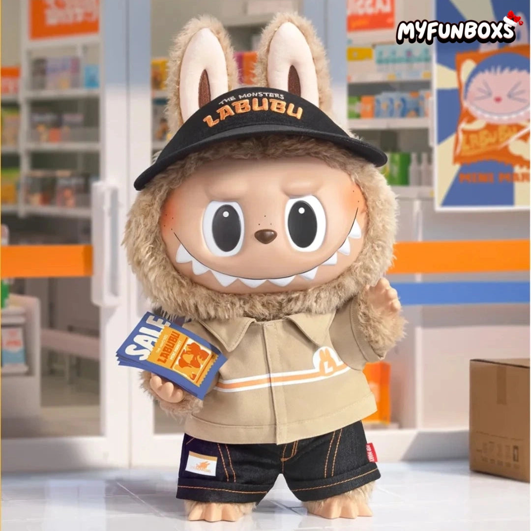 POP MART THE MONSTERS Labubu The Naughty Cashier Vinyl Plush-MYFUNBOXS ...