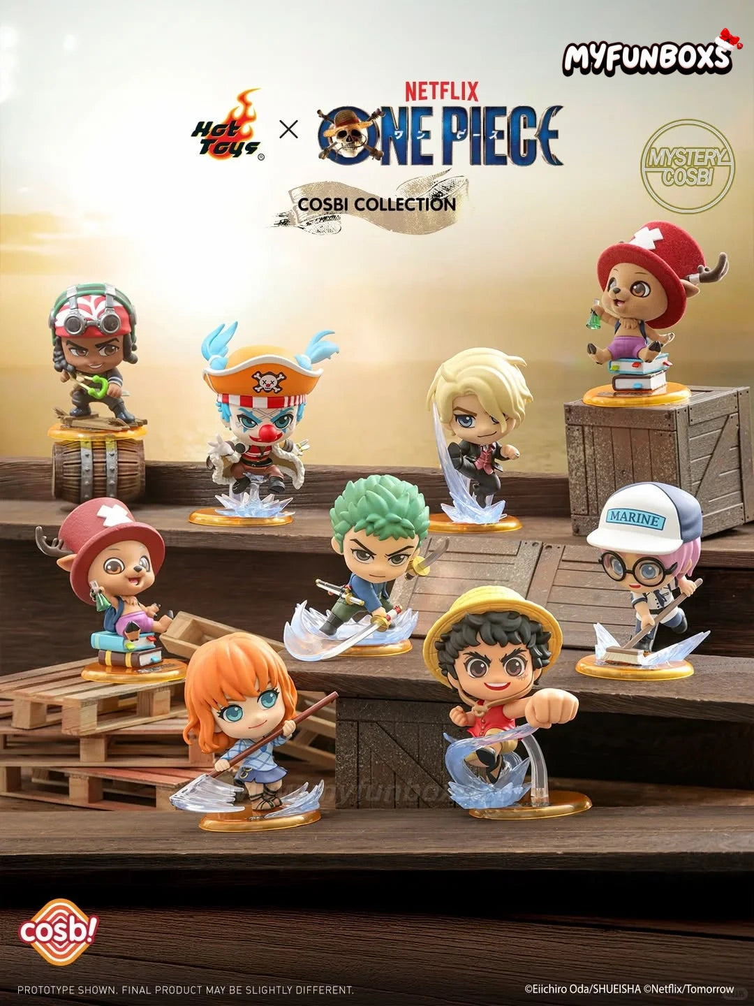 COSBI × One Piece: Mini Figure Series Blind Box – Myfunboxs Offical ...