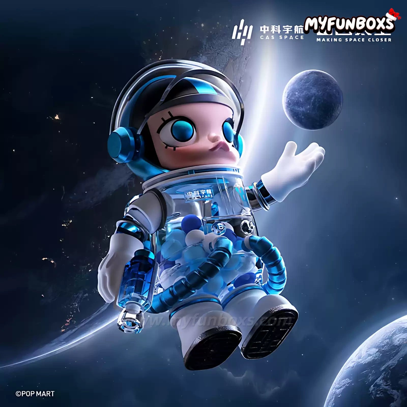 POP MART MEGA SPACE MOLLY × CAS SPACE 100% Figure – Myfunboxs Offical ...